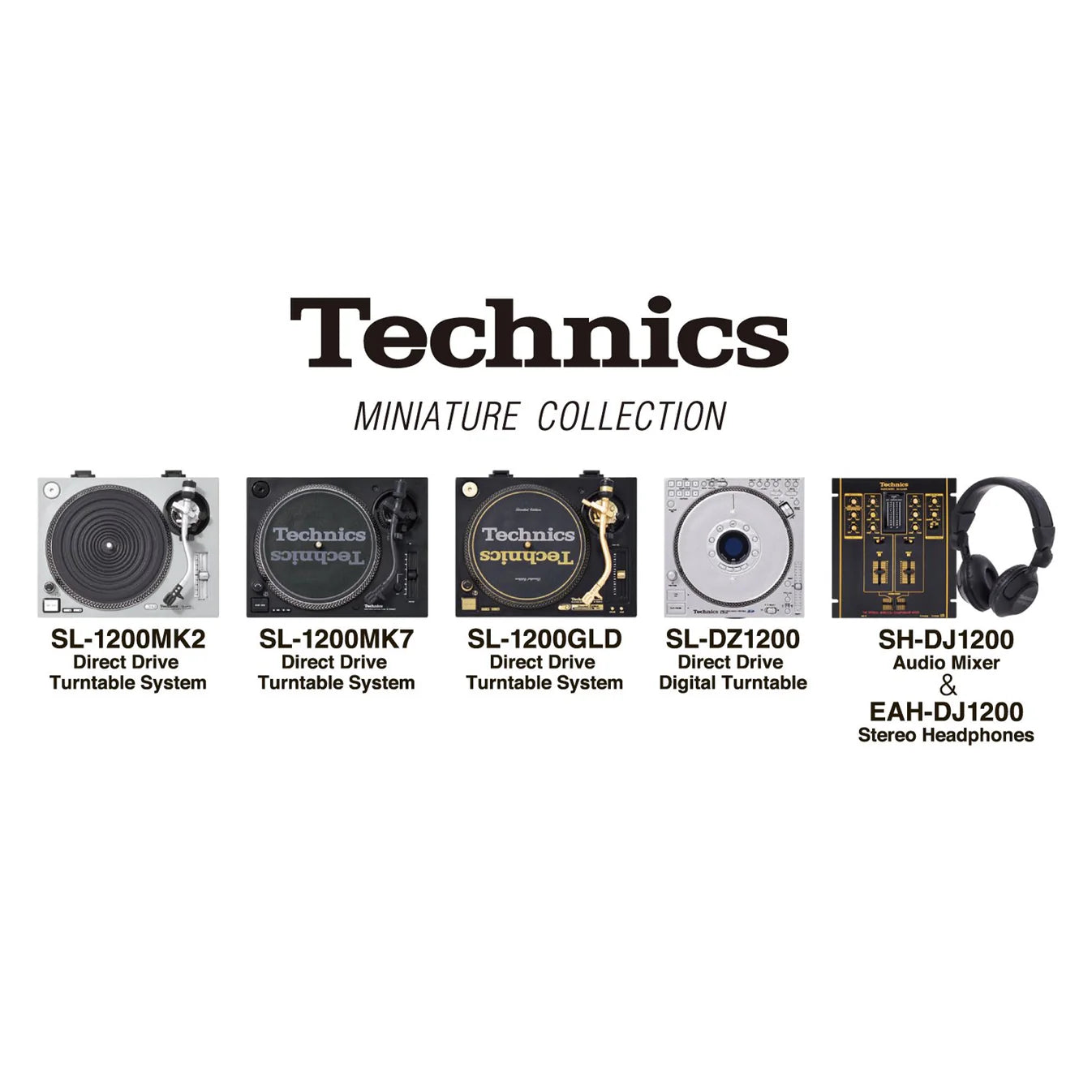 Technics Miniature Collection – Limited Edition DJ Collectibles ...