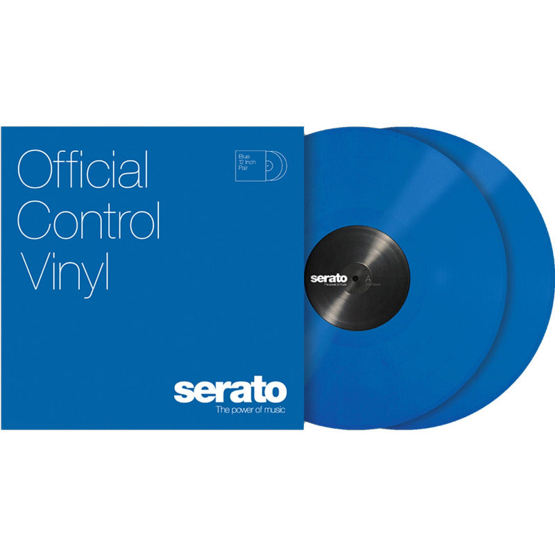 Serato Blue Vinyl (Pair): Ultimate DJ Control Vinyl – Denver DJ School